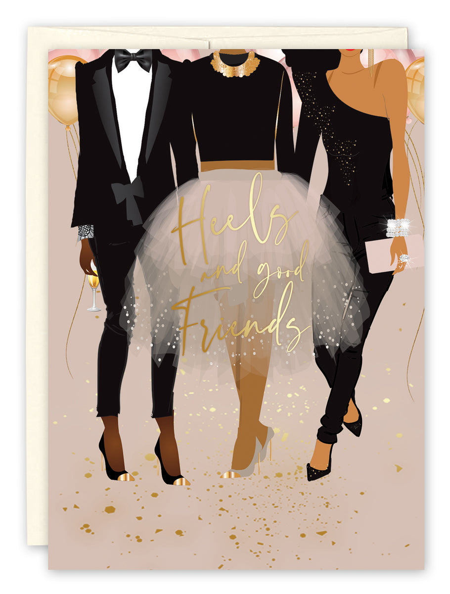 Heels & Friends Birthday Card – Black Joy Paper